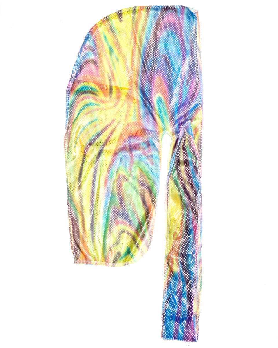 Rainbow Silky Du Rag Silk Durag Premium Wave Cap Doorags Durags 360