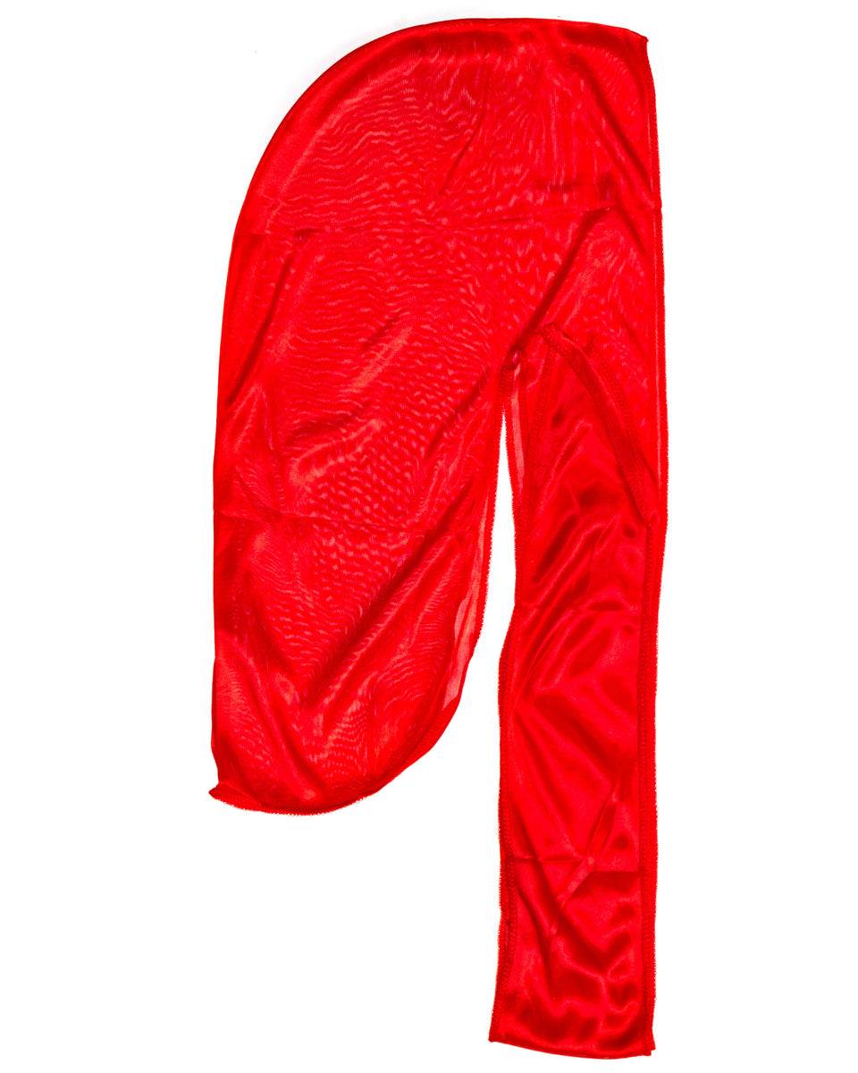 Red Silky Du Rag silk DuRag Premium Wave Cap doorags durags – Snatched ...